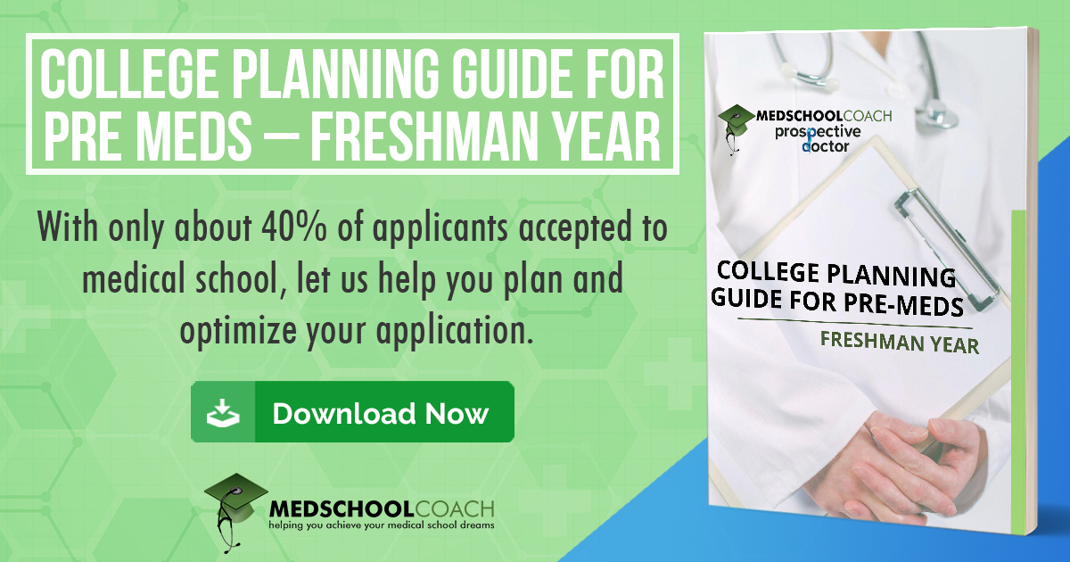 College Planning Guide for Pre Meds – Freshman Year